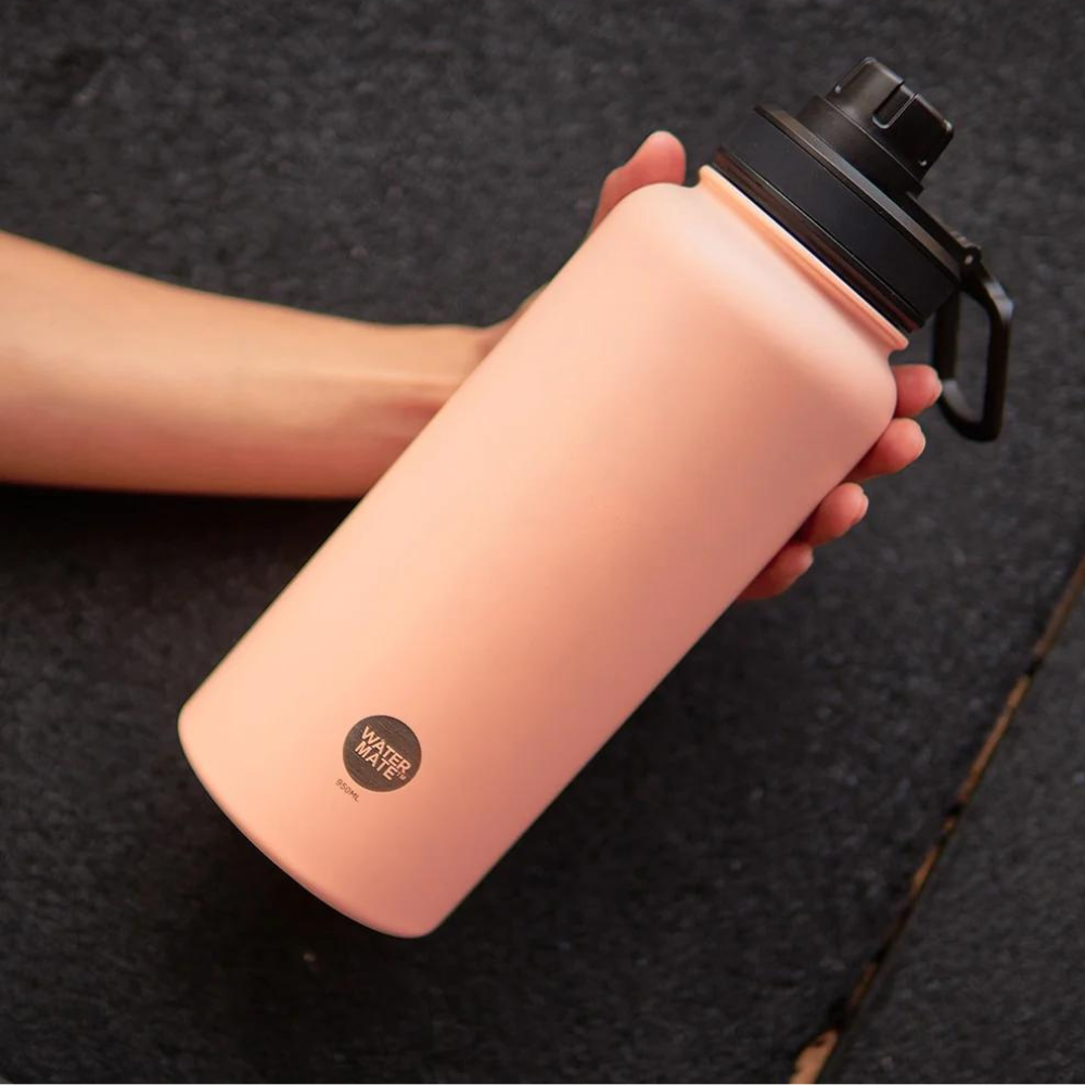 Watermate Stainless 550ml - Peach | Honeysuckle Store Australia