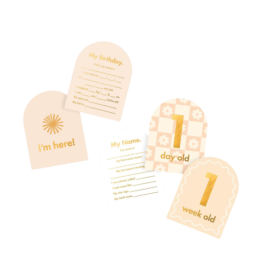 Baby Milestone Cards - Helios | Honeysuckle Store Australia