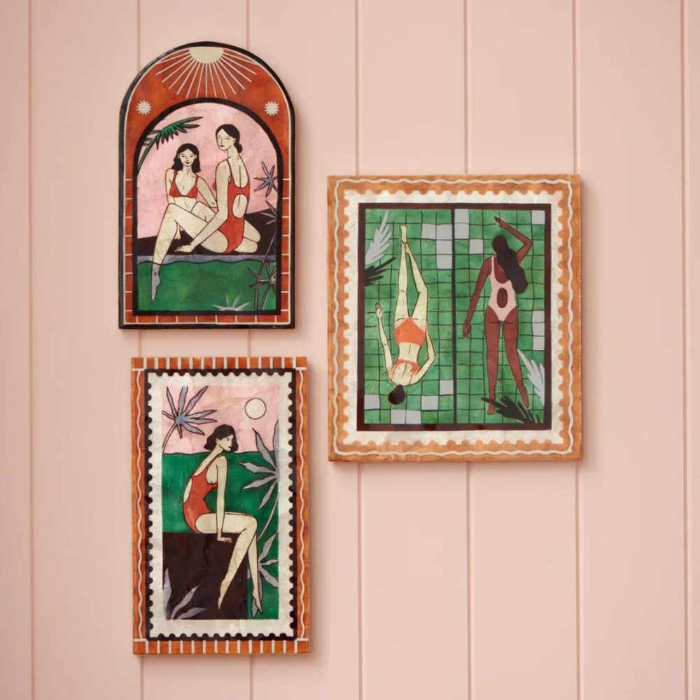 Resort Laps Tile - Green | Honeysuckle Store Australia