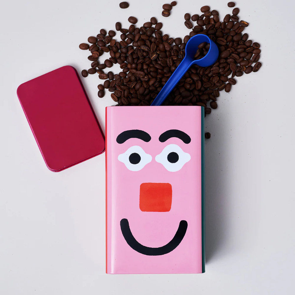 Coffee Tin - Faces | Honeysuckle Store Australia