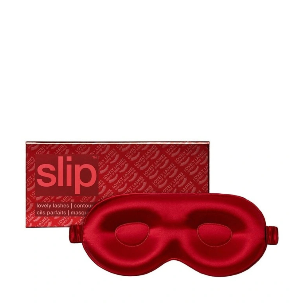 Contour Silk Sleep Mask - Scarlett | Honeysuckle Store Australia